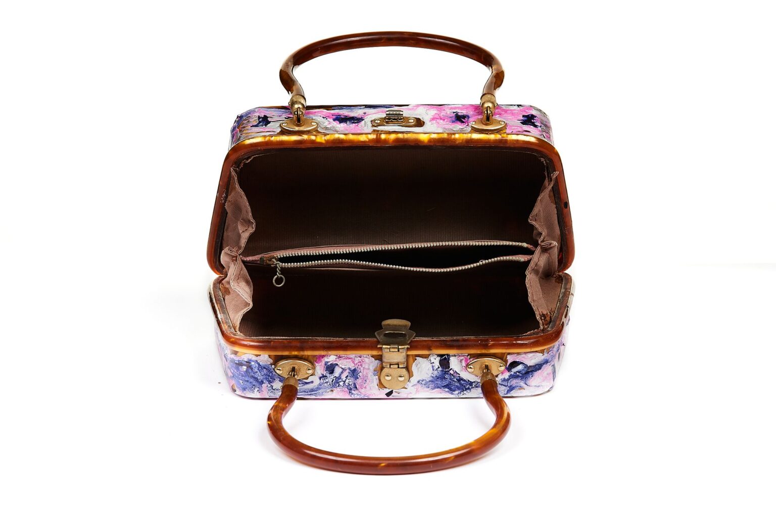 17. Bakelite Tortoise Shell Handle Purse | My Empty Bag